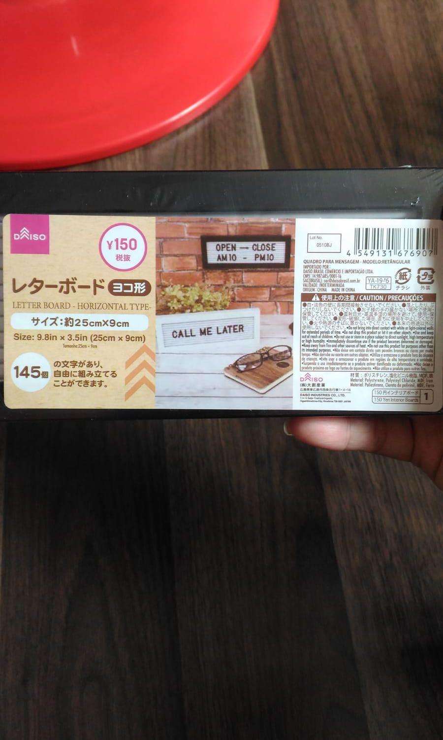 Letter board from Daiso, Hobbies & Toys, Stationery & Craft, Craft ...