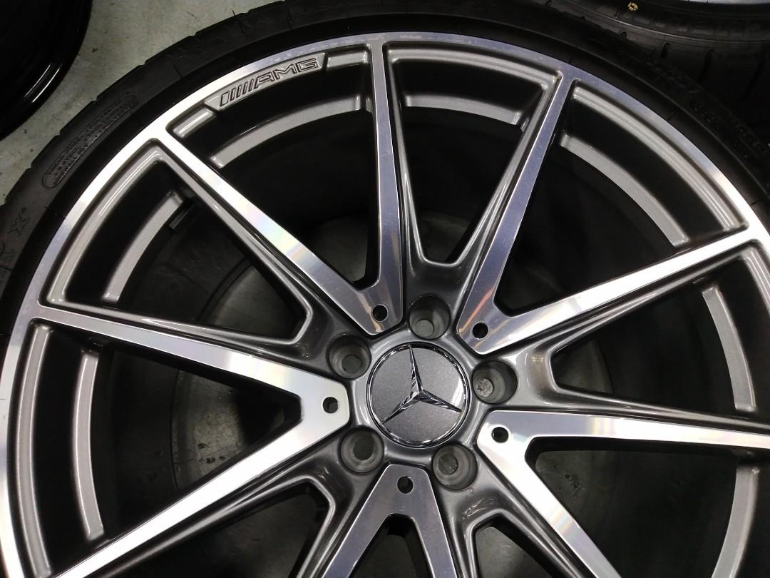 Mercedes GTS AMG original rim and tyre, Car Accessories, Tyres & Rims ...