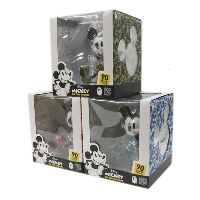MICKEY MOUSE 90TH ANNIVERSARY X BAPE FIGURES FULL SET, Toys & Games ...