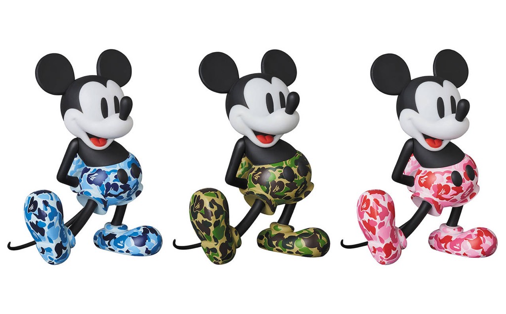 MICKEY MOUSE 90TH ANNIVERSARY X BAPE FIGURES FULL SET, Toys & Games ...
