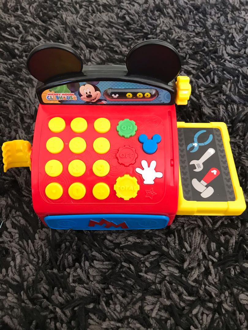 Mickey Mouse Cash Register with sounds, Hobbies & Toys, Toys & Games on ...
