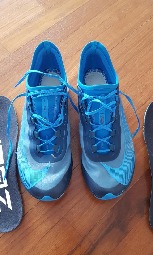 Nike zoom Fly 3 blue, Men's Fashion, Activewear on Carousell