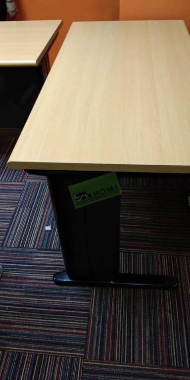 OFFICE TABLE METAL LEGS Office Partition Furniture, Furniture & Home ...