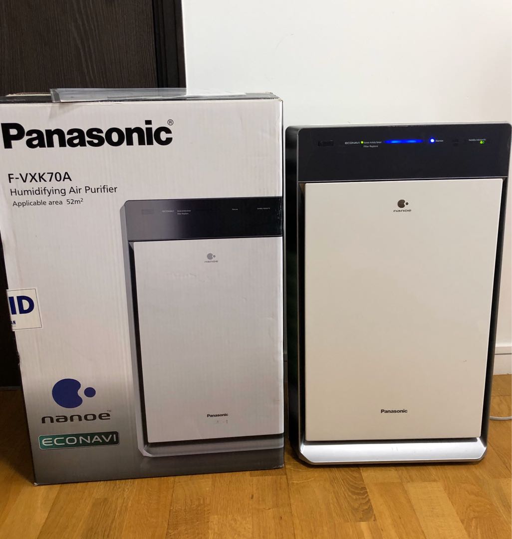 Panasonic Air purifier + humidifier, TV & Home Appliances, Air ...
