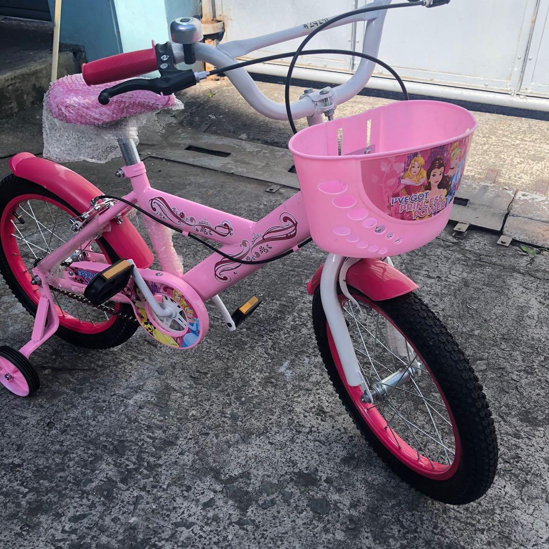 Pink Bike for Girls Princess Bike Size 16, Sports Equipment, Bicycles ...