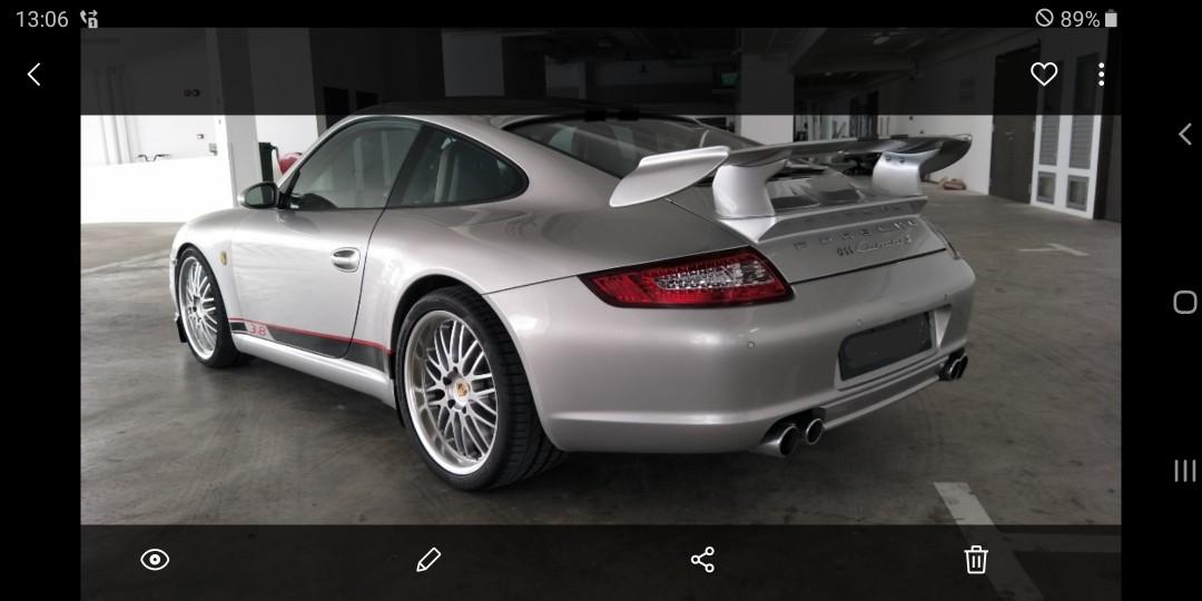 Porsche 997 gt3 look spoiler, Car Accessories, Accessories on Carousell
