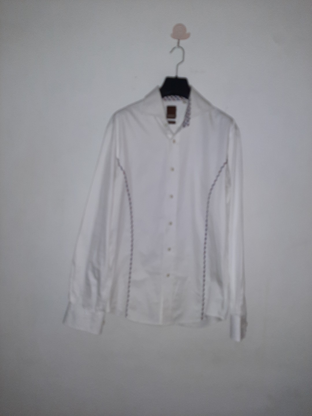 mens Raoul white button down shirt, Men's Fashion, Tops & Sets, Formal ...