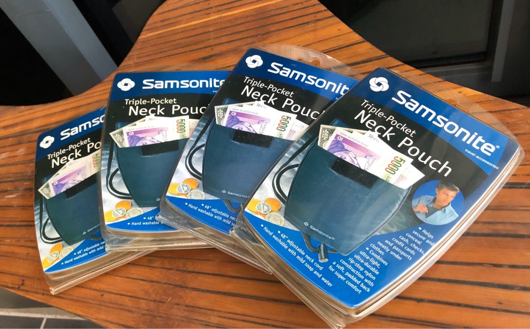 Samsonite neck pouch, Hobbies & Toys, Travel, Travel Essentials ...