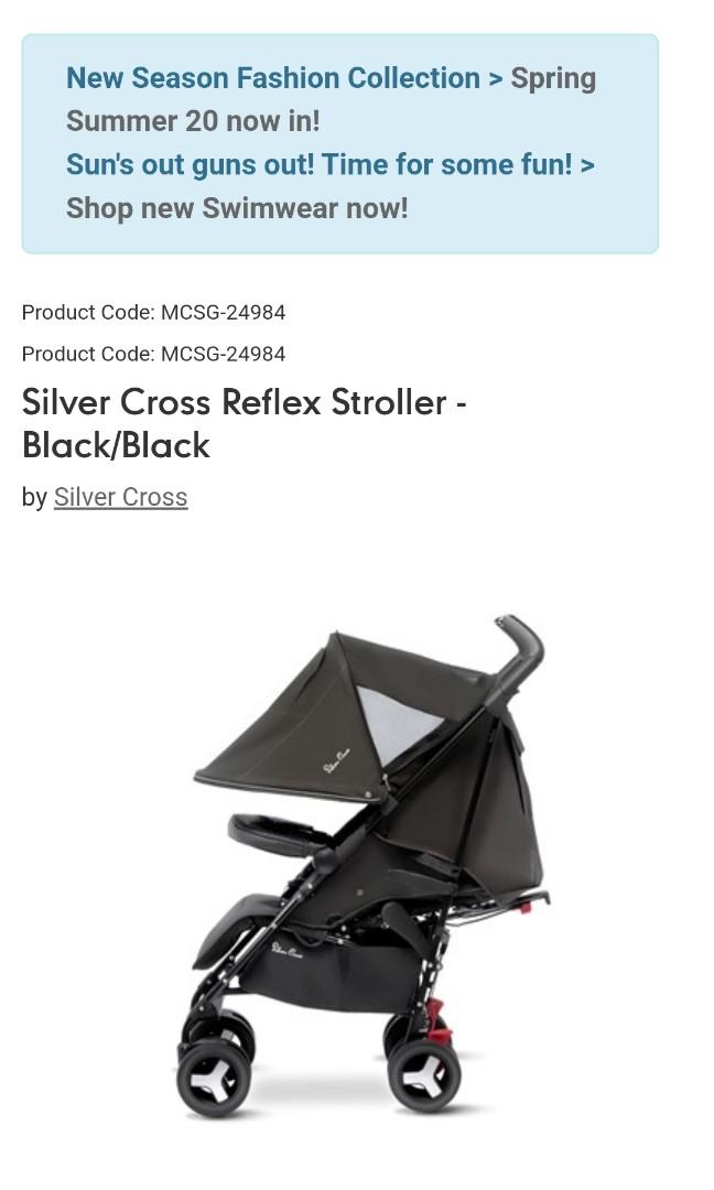 Silver Cross Reflex Stroller (Almost new!), Babies & Kids, Going Out ...
