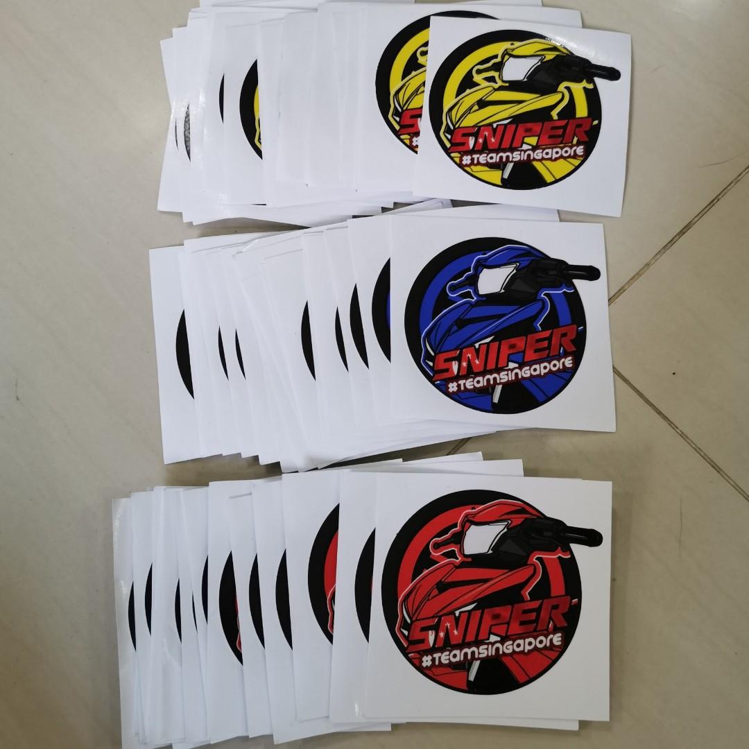 Sniper 150 (Sticker), Motorcycles, Motorcycle Accessories on Carousell