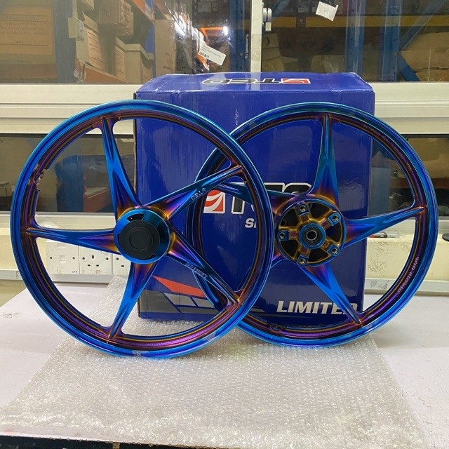 Sniper titanium sport rim, Motorcycles, Motorcycle Accessories on Carousell