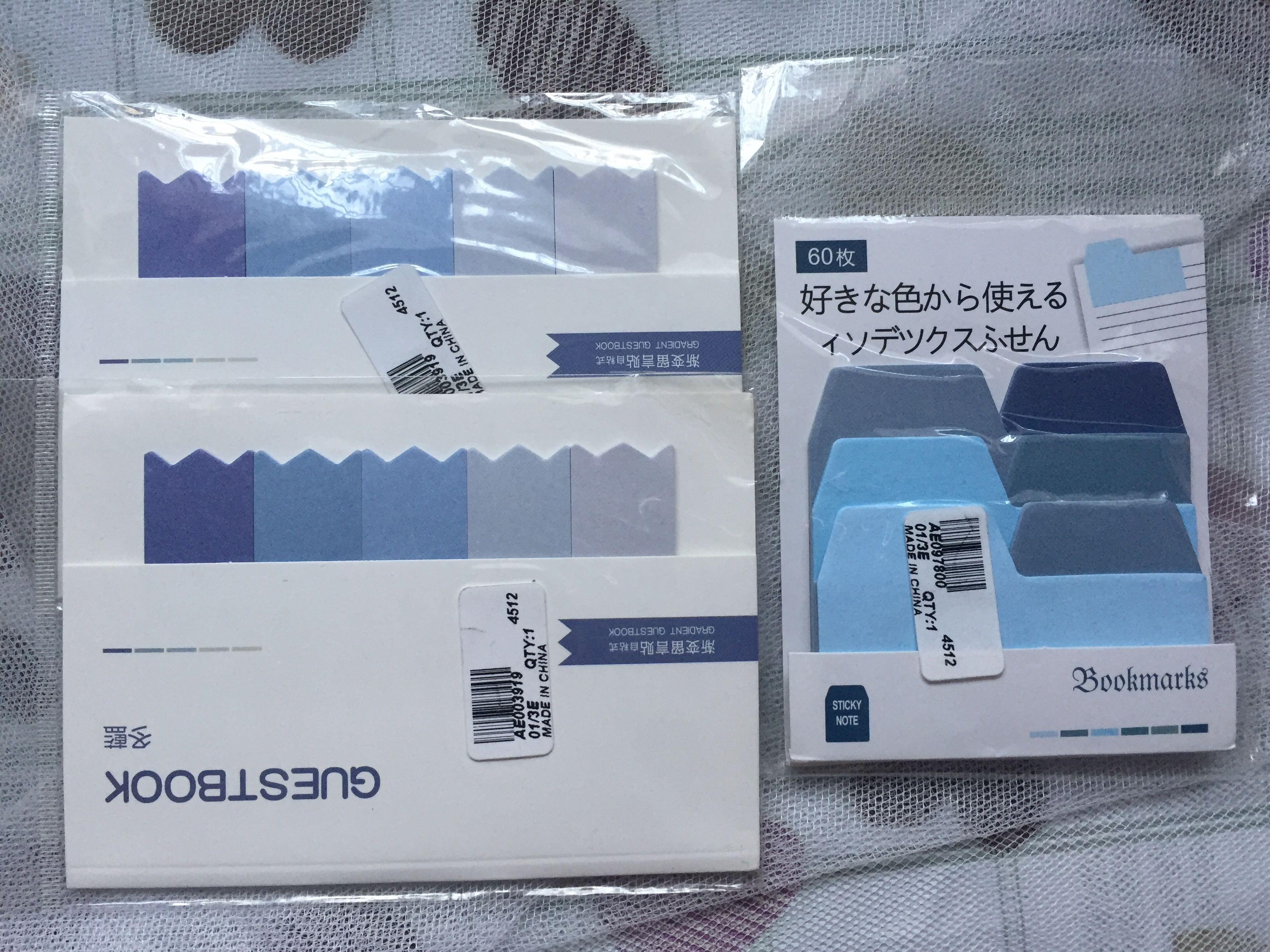 Pantone sticky notes (blue), Hobbies & Toys, Stationary & Craft, Craft ...