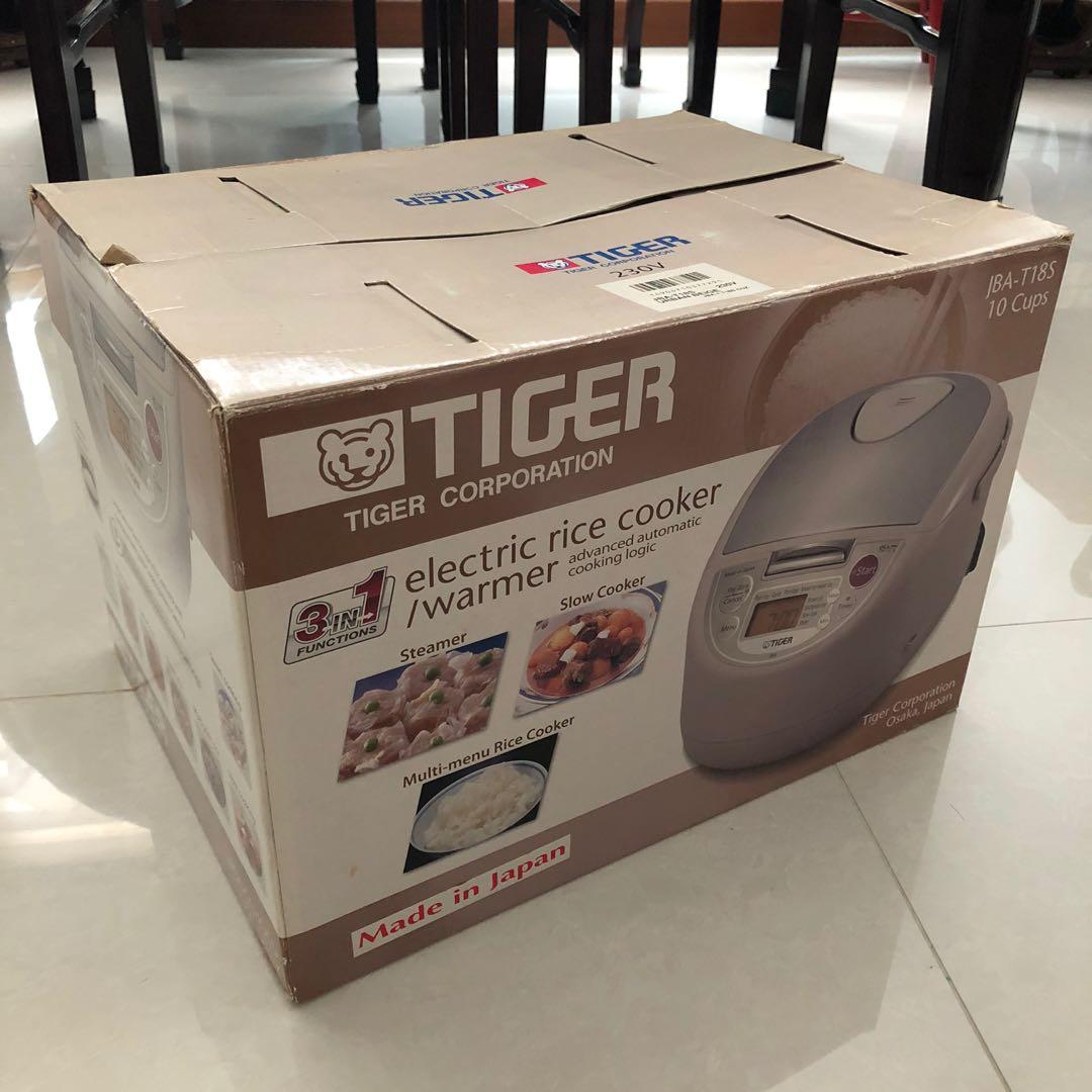 Tiger 3-in-1 Electric Rice Cooker/Warmer [JBA-T18S], TV & Home ...