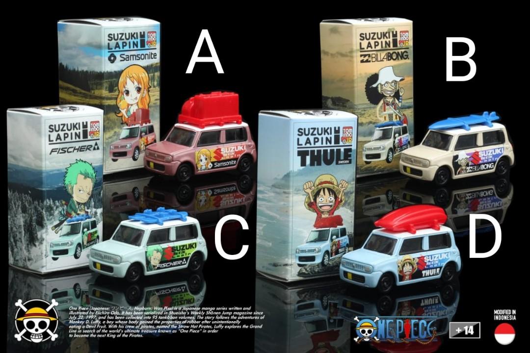 Tomica CUTE TOMINDO.JR FOR ONE PIECE FANS SUZUKI LAPIN ONE PIECE, 興趣及遊戲 ...