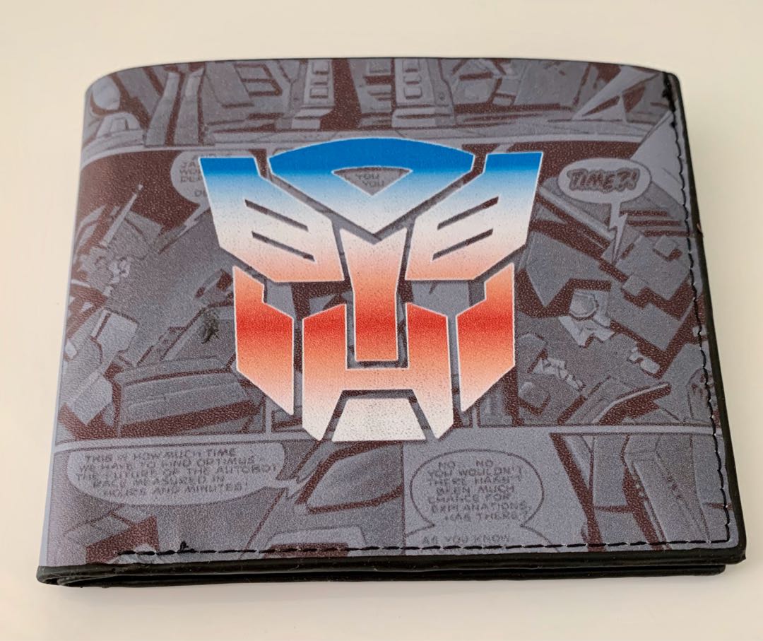 Transformers comic print collectible wallet, Men's Fashion, Watches ...