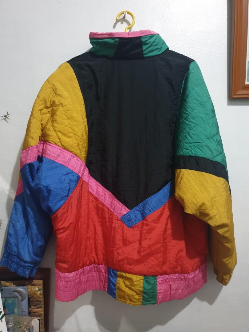 Vintage colorful windbreaker jacket, Men's Fashion, Coats, Jackets and ...