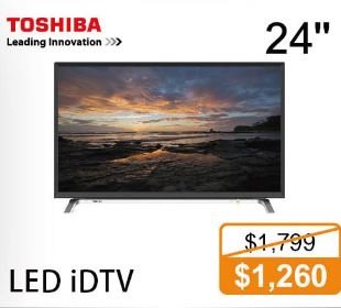 100% new with invoice Toshiba 東芝 - 24''LED HD TV 高清電視(3年行貨保用) 24L3656 ...