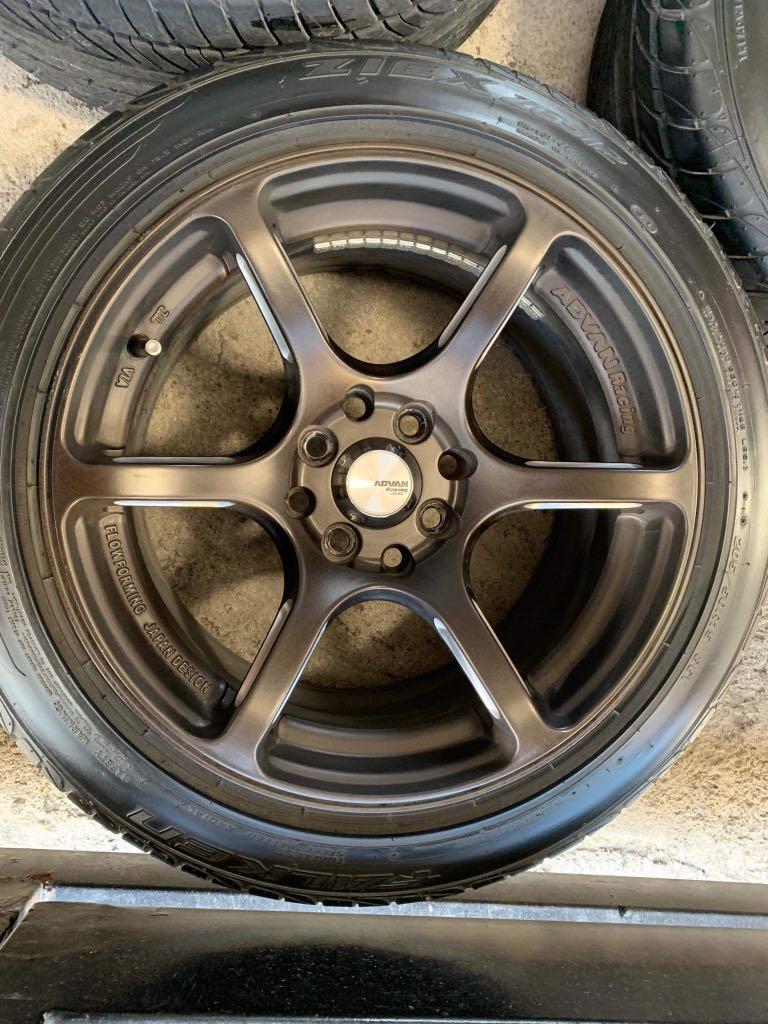 Advan Racing Mags with Falken Tires, Car Parts & Accessories, Mags and ...