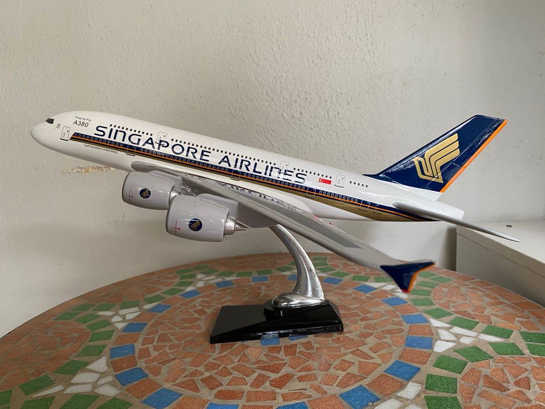 Airplane Model SIA A380-800 for Sale, Design & Craft, Others on Carousell