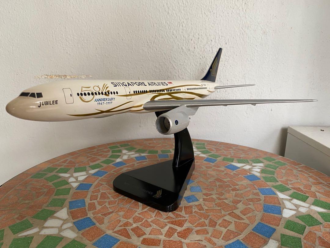 Airplane Model SIA B777-200 50th Year Anniversary Colours, Design ...
