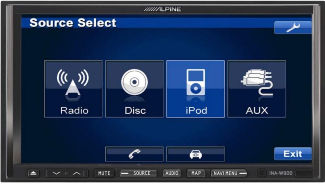 Alpine Ina-w900e 2-Din dvd player, TV & Home Appliances, TV ...