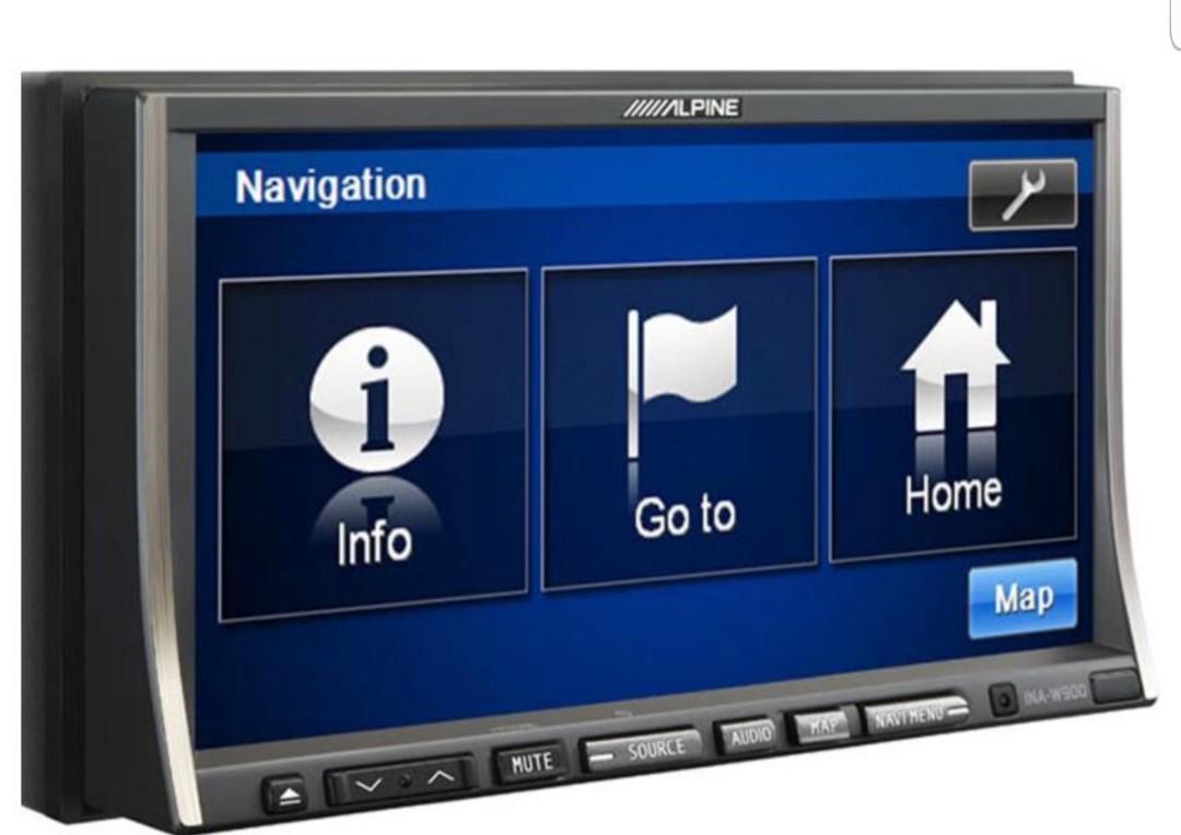 Alpine Ina-w900e 2-Din dvd player, TV & Home Appliances, TV ...