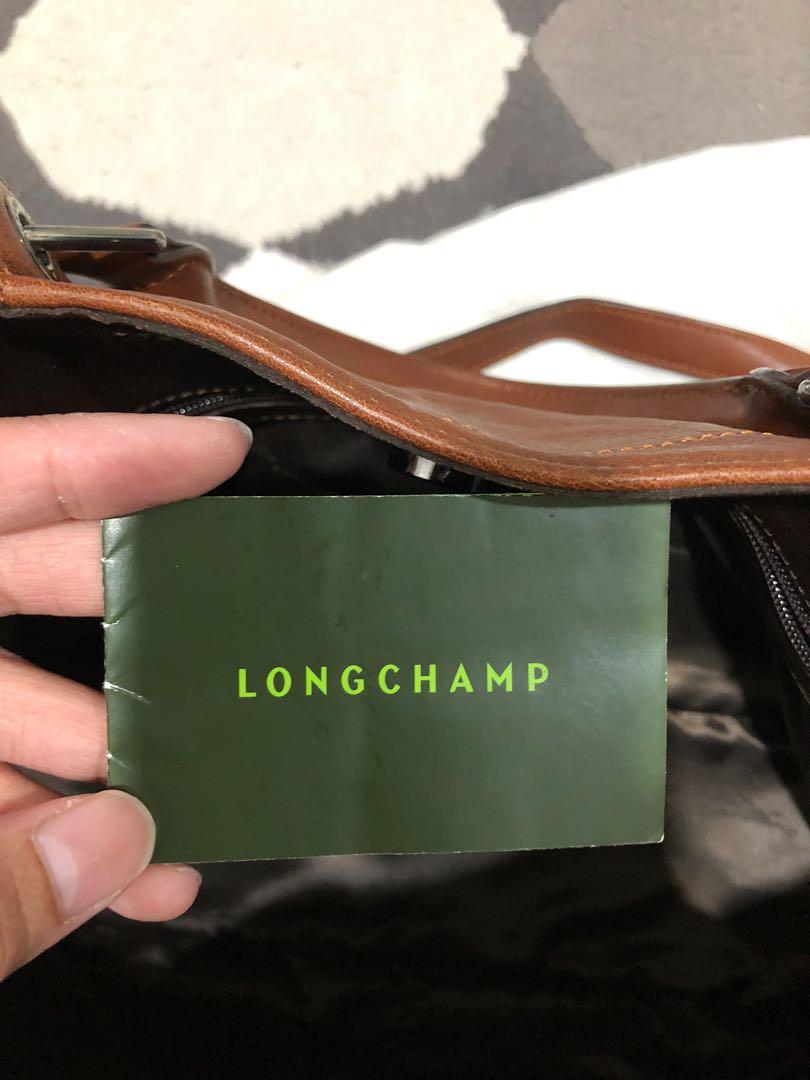 Original & authentic Longchamp 3D medium size in cognac, Women's ...