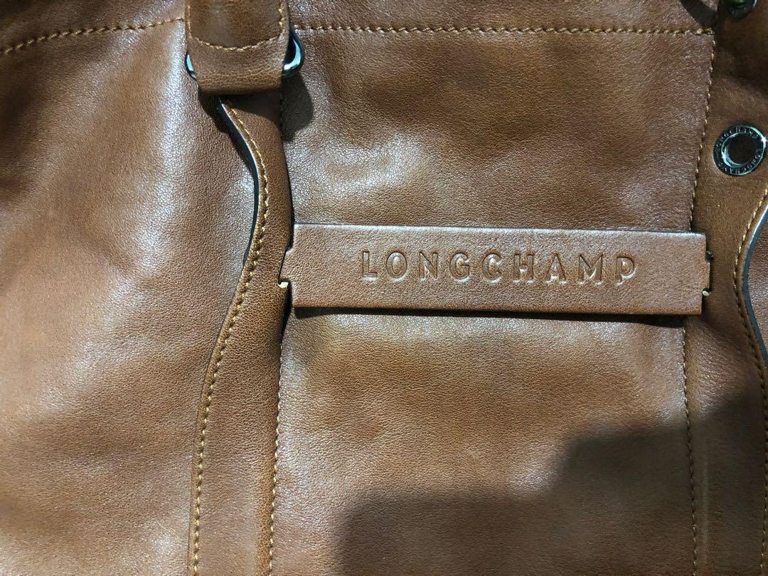 Original & authentic Longchamp 3D medium size in cognac, Women's ...