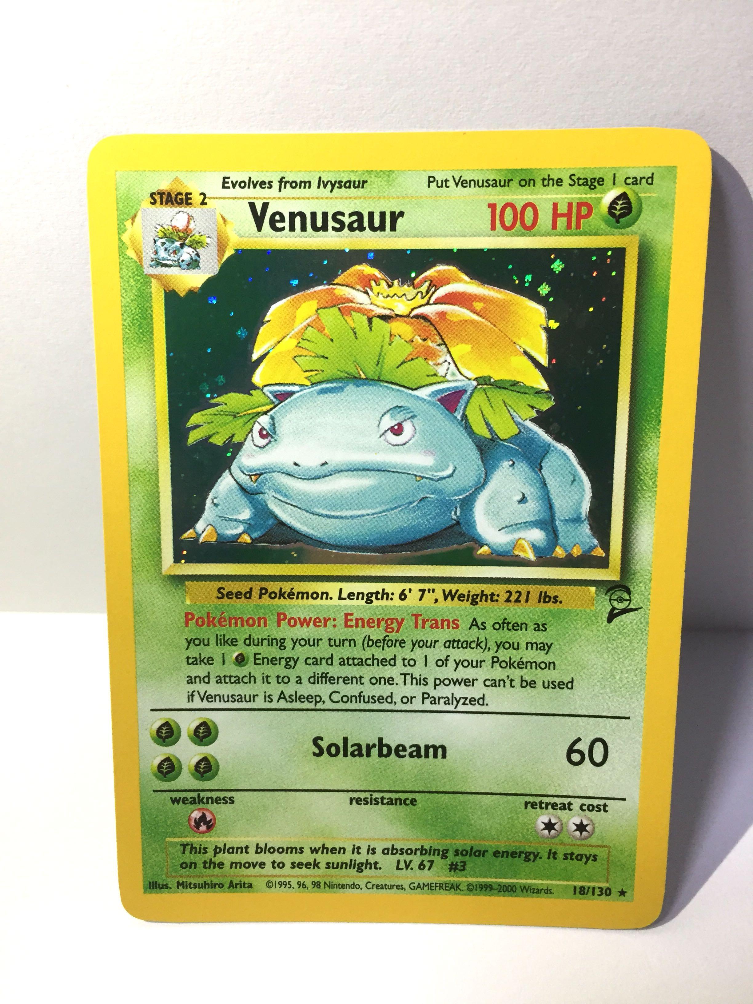 Base Set 2 Venusaur Charizard Blastoise Pokemon Cards, Hobbies & Toys ...