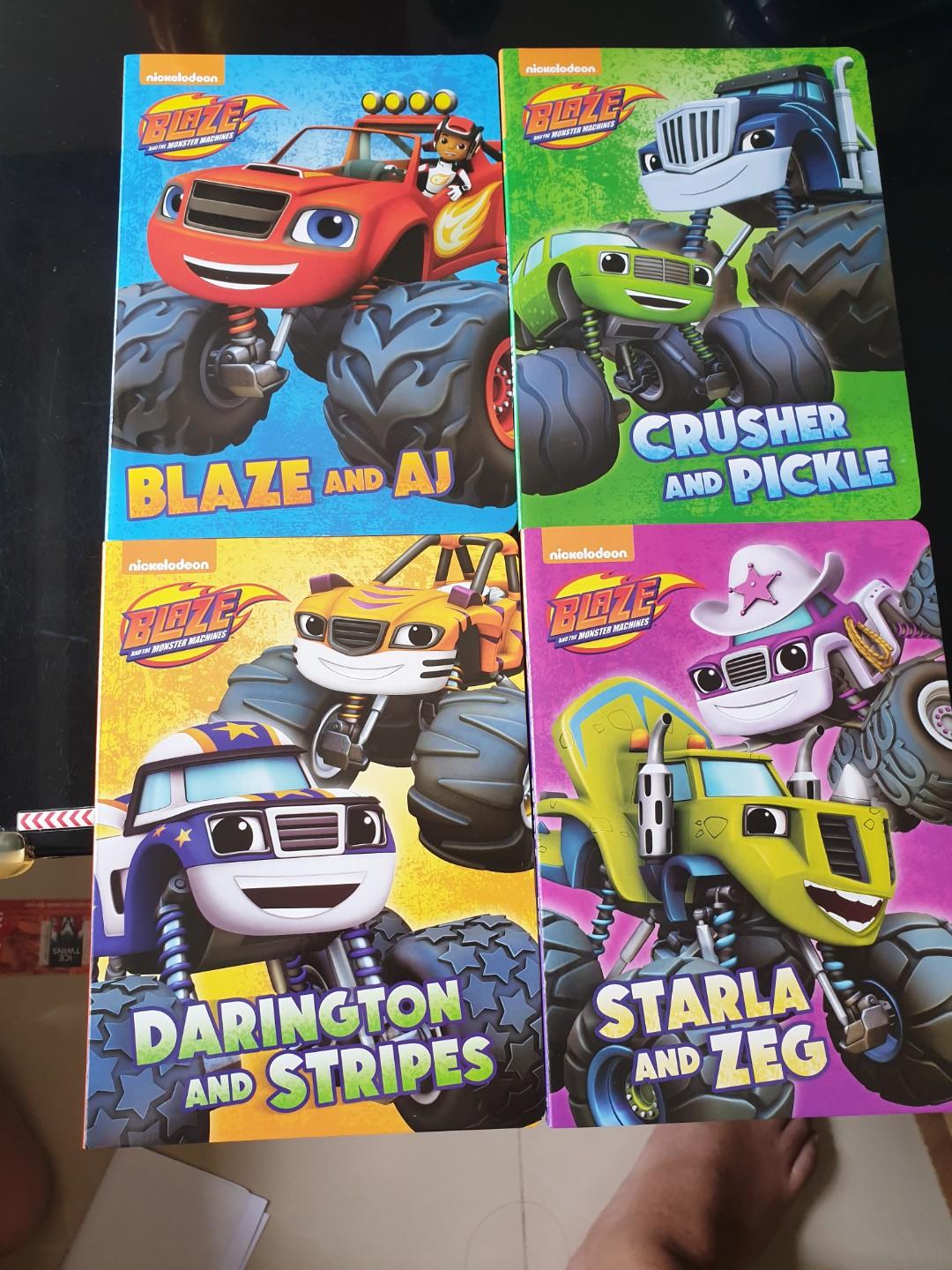 4 books! - Blaze and the Monster Machines Board Books Set, Books ...