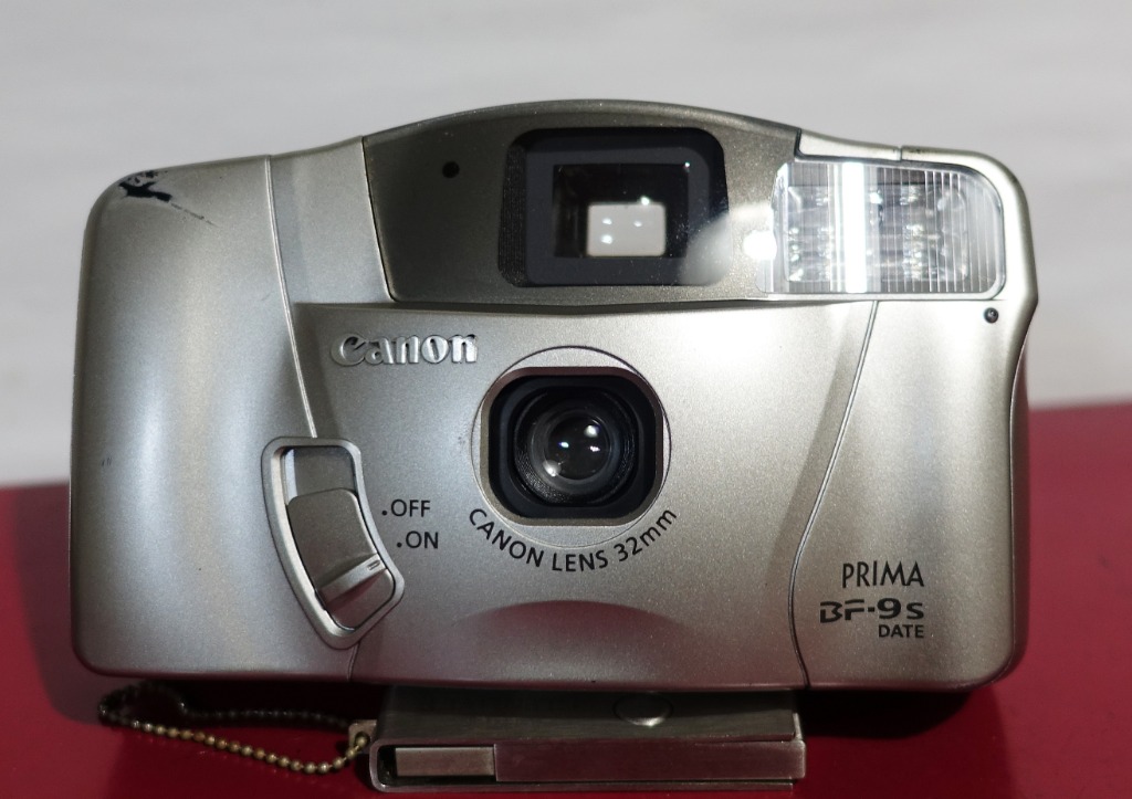Canon PRIMA BF-9s/DATE 32mm 定焦 底片相機, 相機攝影, 相機在旋轉拍賣