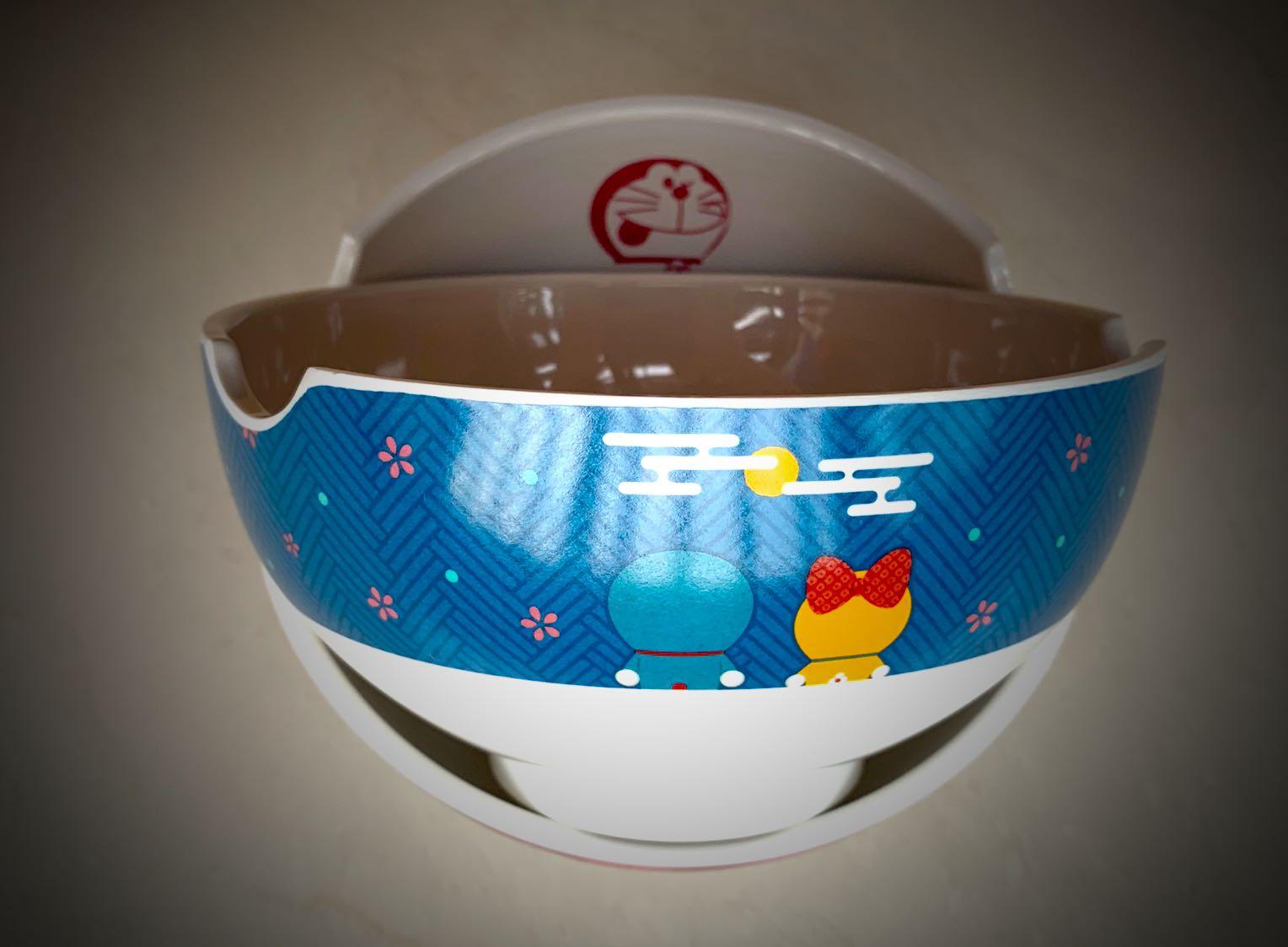 Doraemon Ramen Bowl (Blue), Furniture & Home Living, Kitchenware ...