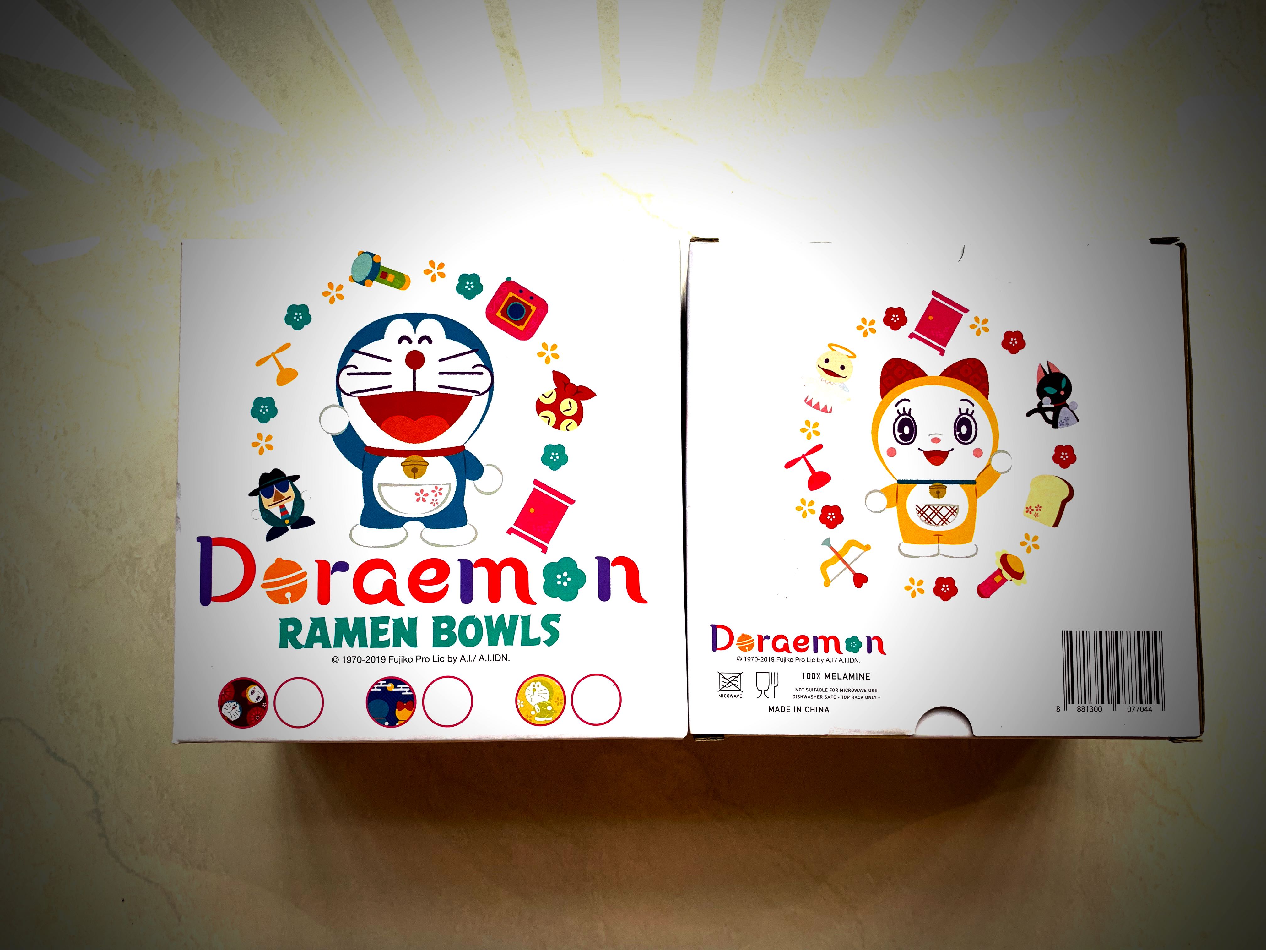 Doraemon Ramen Bowl (Blue), Furniture & Home Living, Kitchenware ...