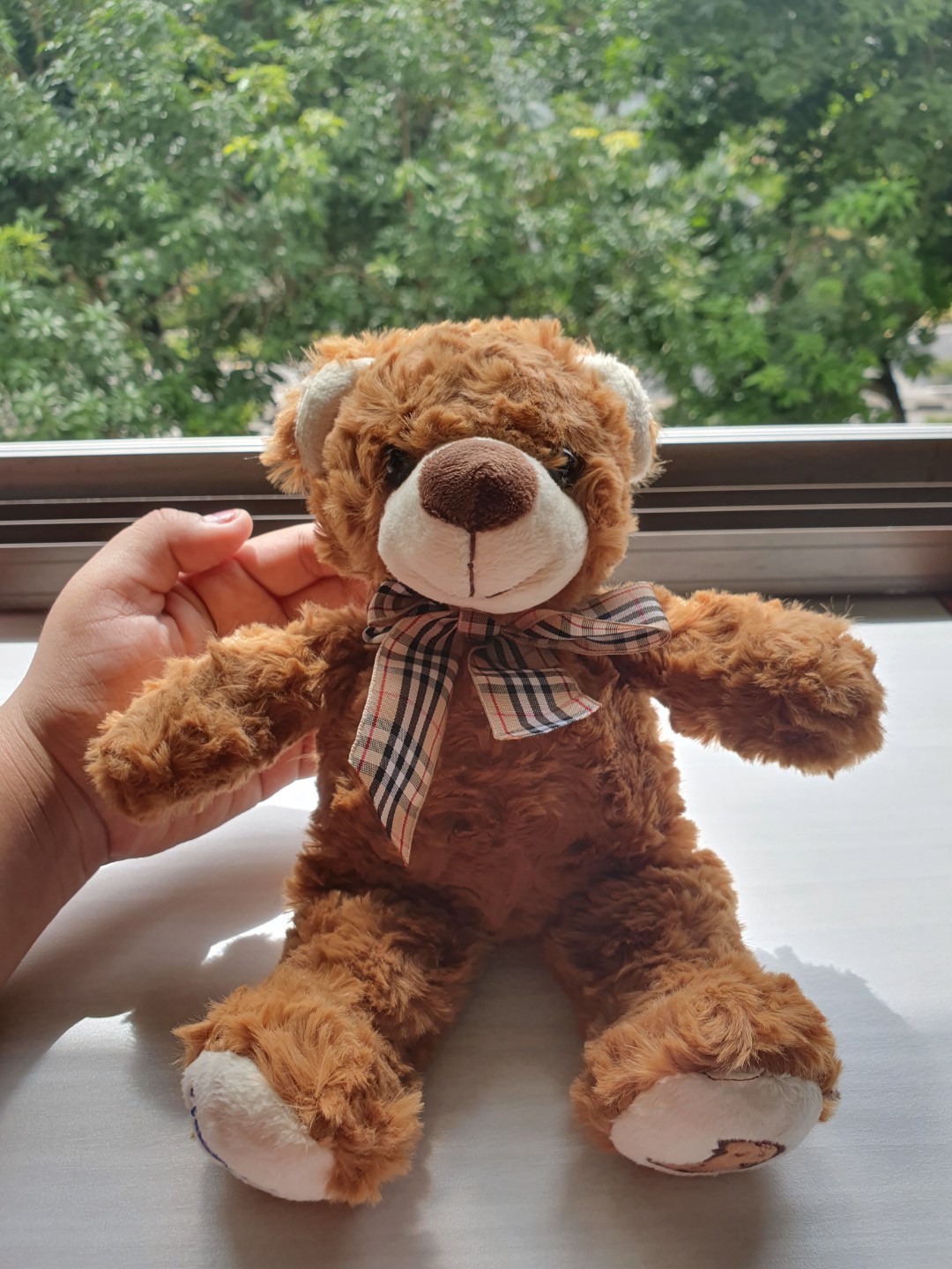 Famous Amos Teddy Bear, Hobbies & Toys, Toys & Games on Carousell