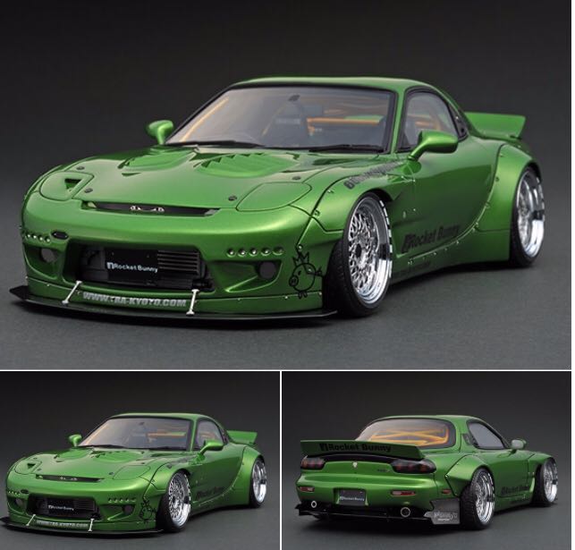 Ig 1/18 Ignition Model 1037 Mazda Rx 7 Fd3S Rocket Bunny, Hobbies & Toys, Toys & Games on Carousell