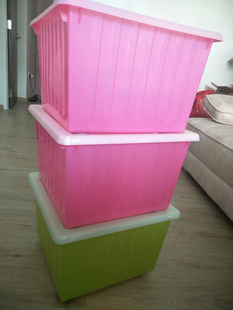 Ikea rolling toy boxers, Furniture & Home Living, Home Improvement ...