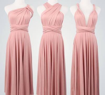 Infinity dress, blush pink, Women's Fashion, Dresses & Sets, Dresses on ...