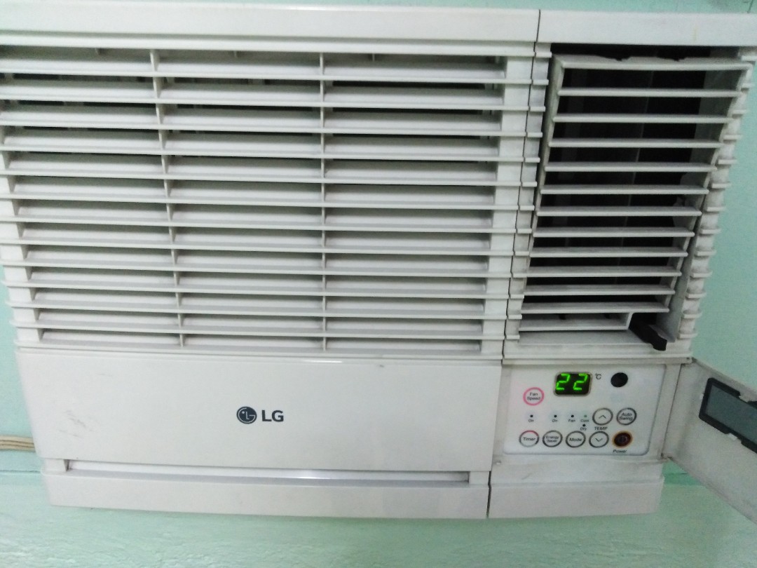 LG 0.8HP WINDOW TYPE AIRCON WITH REMOTE CONTROL, TV & Home Appliances ...