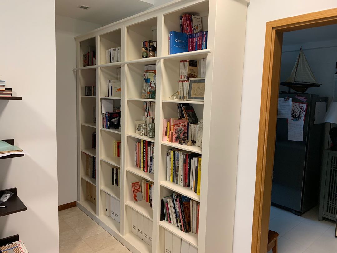 Modern library bookshelves, Furniture & Home Living, Furniture, Shelves ...