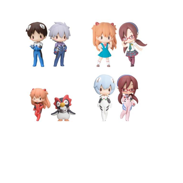 Neon Genesis Evangelion Chibi Prize Figure ft. PenPen, Asuka Langley ...