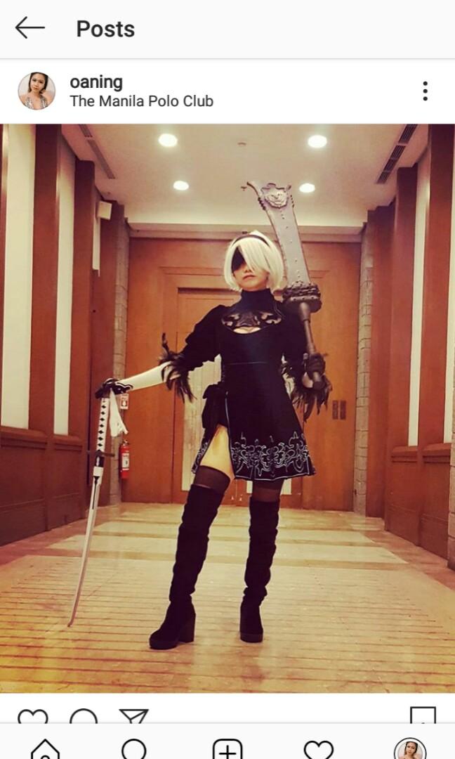 Nier Automata 2B Swords, Women's Fashion, Watches & Accessories, Other ...