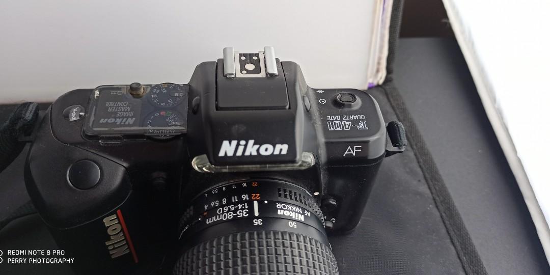 Nikon F400 AF film camera with nikon 35-80mm f4-5.6 lens, 攝影器材, 鏡頭及裝備 ...