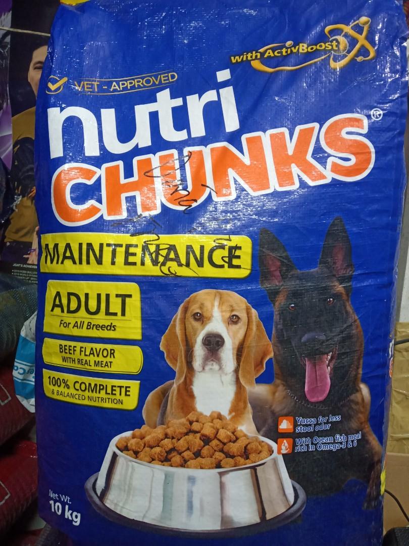 Nutrichunks adult by San Miguel, Pet Supplies, Pet Food on Carousell