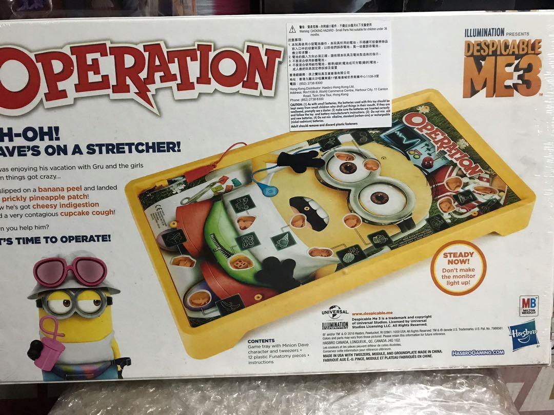 Operation Despicable me boardgame, Hobbies & Toys, Toys & Games on ...