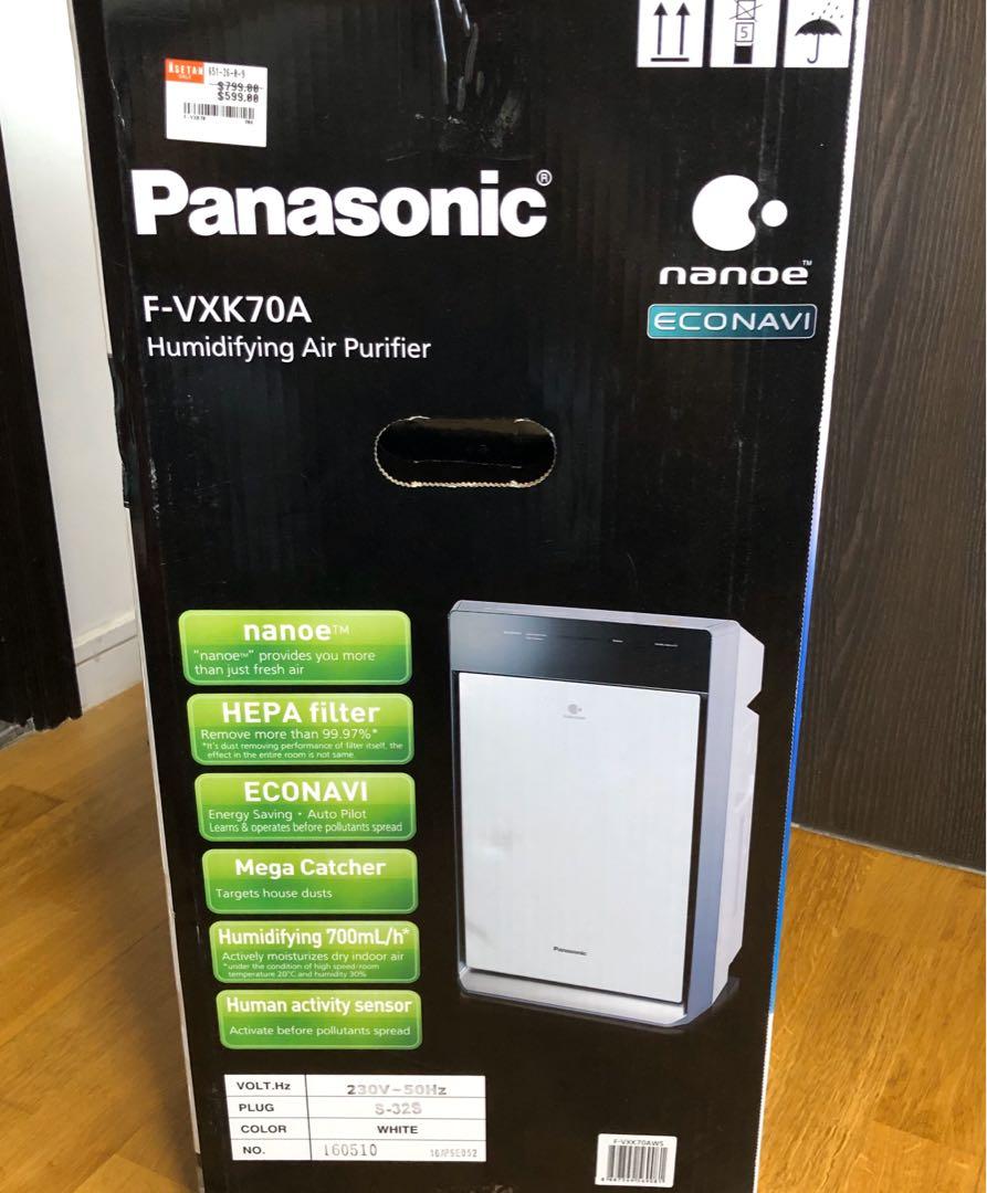 Panasonic Air purifier + humidifier, TV & Home Appliances, Air ...