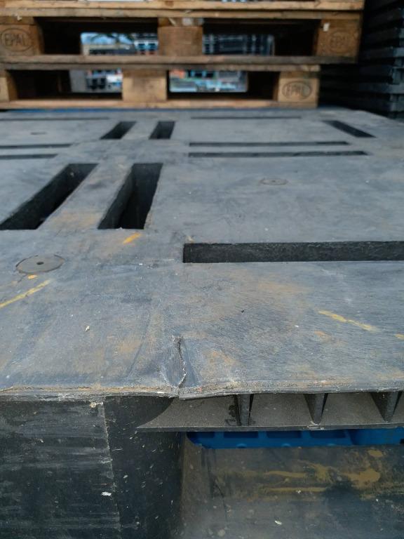 Plastic pallet 110cm X 110cm lubog tarima export free deliver heavy ...