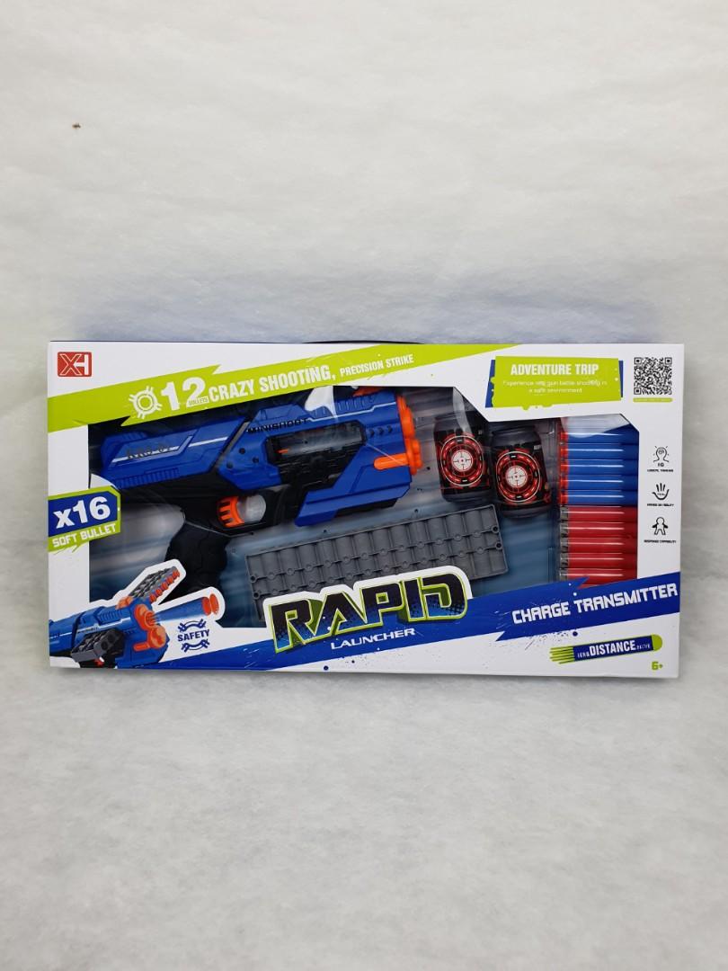 Rapid Launcher Gun With Targets ( nerf factory OEM ), Hobbies & Toys ...