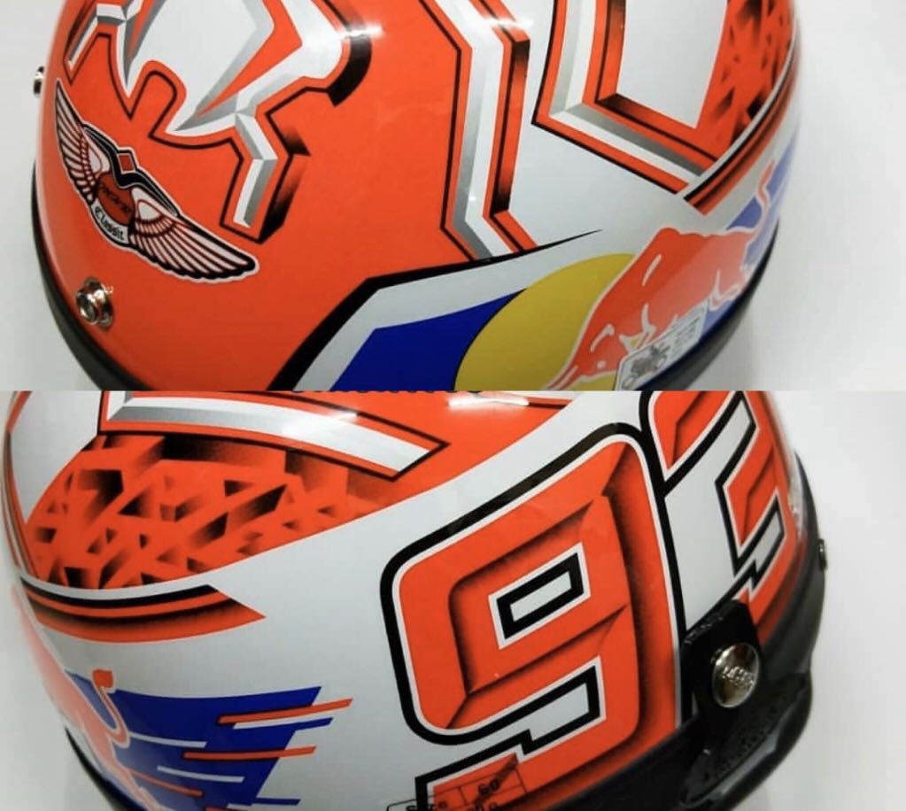 Redbull 93 MHR Helmet Steng , Motorcycles, Motorcycle Apparel on Carousell