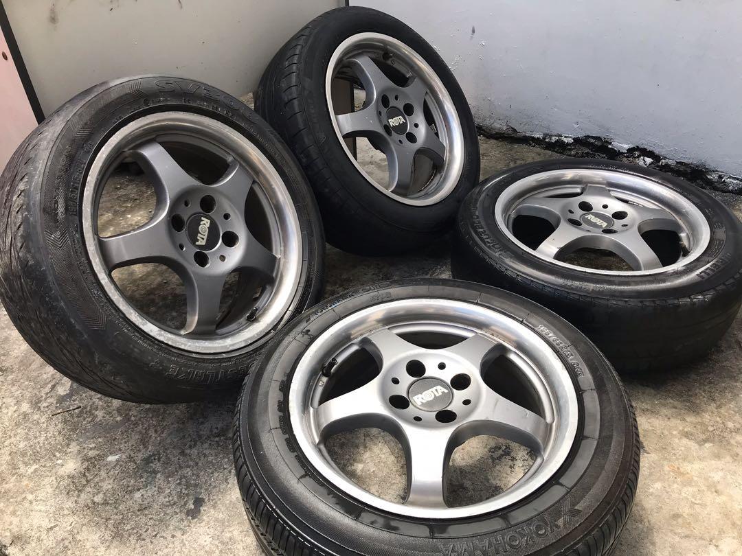 Rota astral 15s, Car Parts & Accessories, Mags and Tires on Carousell