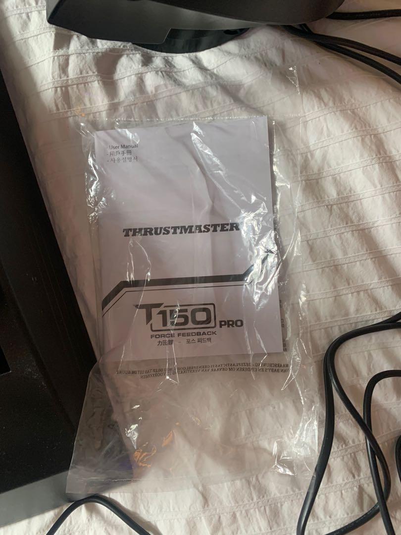 Thrustmaster T150 Pro & pedals. Force feedback. Pick up only., Video ...